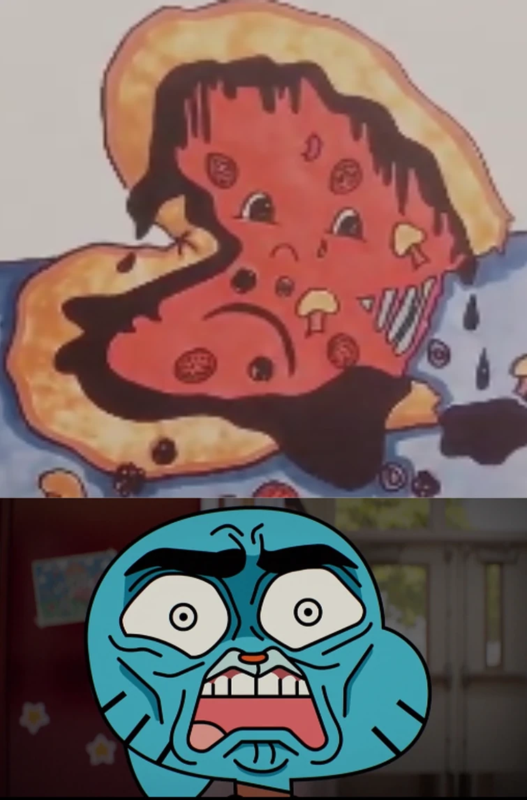 He was a pizza, and Gumball's disgusted | Fandom