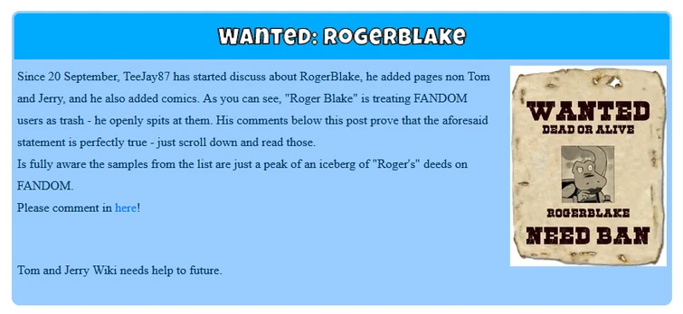 The "Roger-Blake"-Gate | Fandom