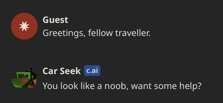 Chat with car seek | Fandom