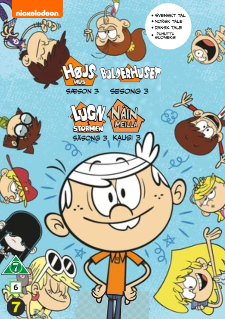 Here are some fanmade Loud House Seasons 1-3 Nordic DVDs that I made ...