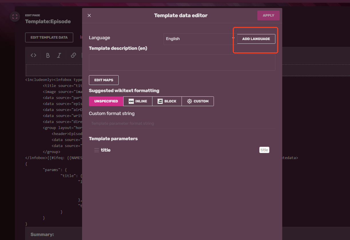 Can the text of pages on my wiki automatically change based on the language preference set by ...