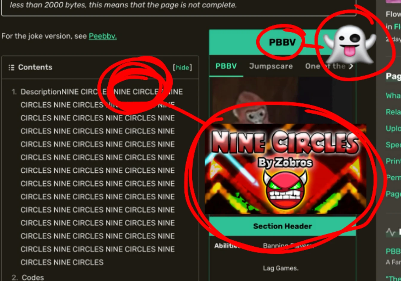 Joke. (Someone vandalized the PBBV page, wasn’t me tho) | Fandom