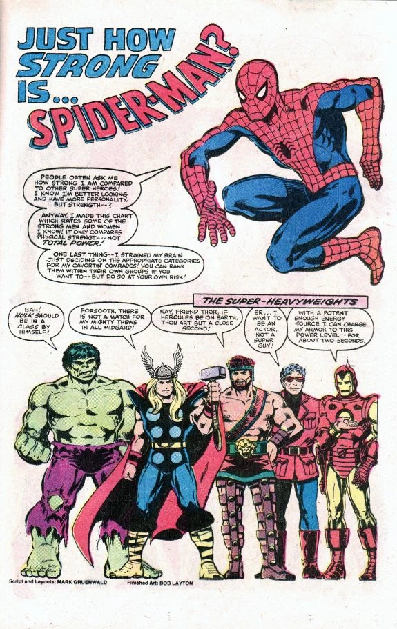 Here is Marvel's own tier list in physical strength | Fandom