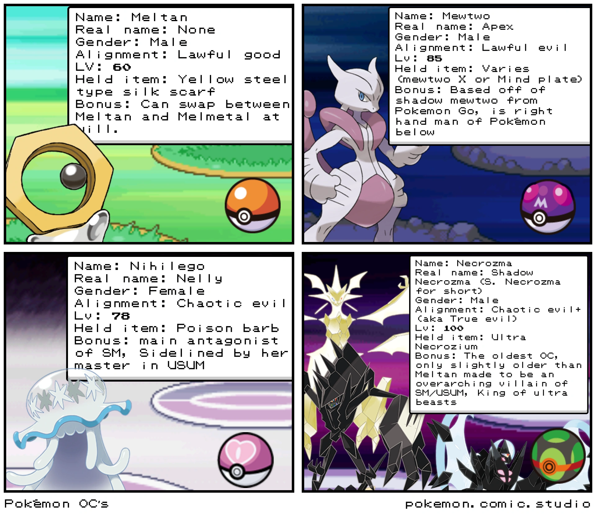 Four (relatively old) Pokémon OCs | Fandom