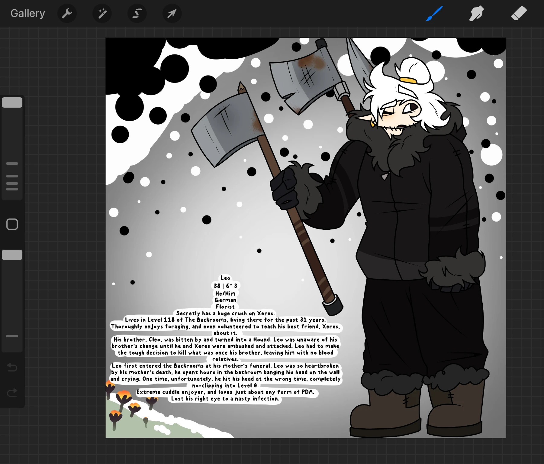 Have a stupid unfinished ref sheet | Fandom