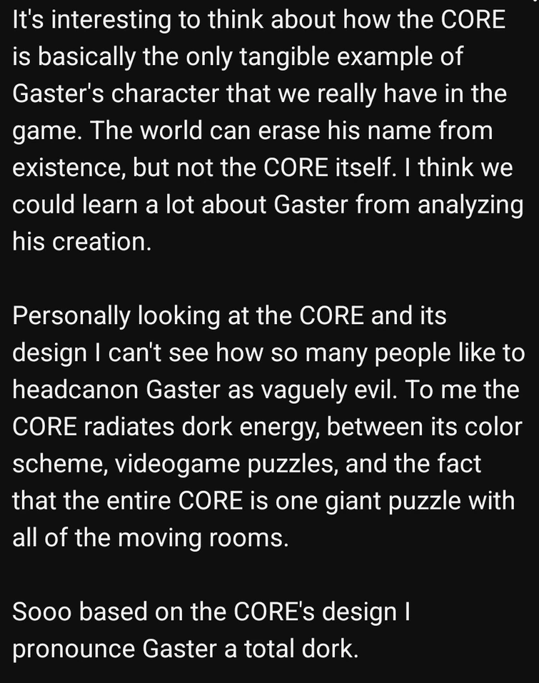 Personally, my favorite track is core | Fandom