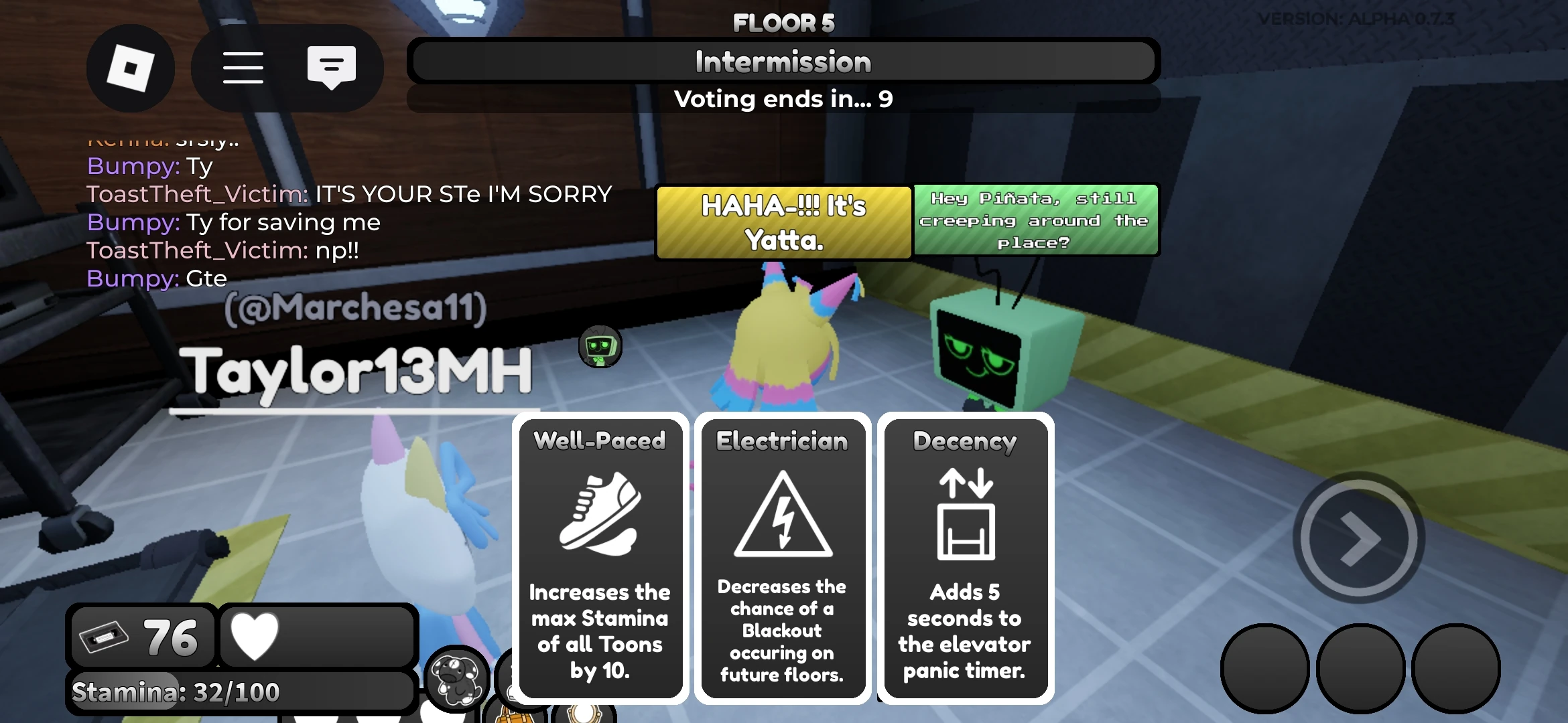 Yatta+Vee interaction (general because I don't know where to post this ...