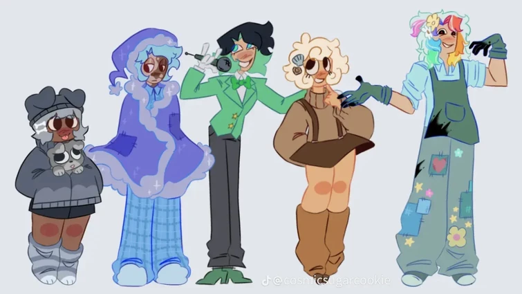 so uh my sister showed me some dandy's world human designs | Fandom
