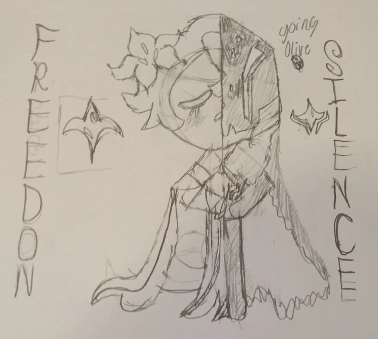 "To the freedoms of the light Lily to The Silence of the salt" silent ...