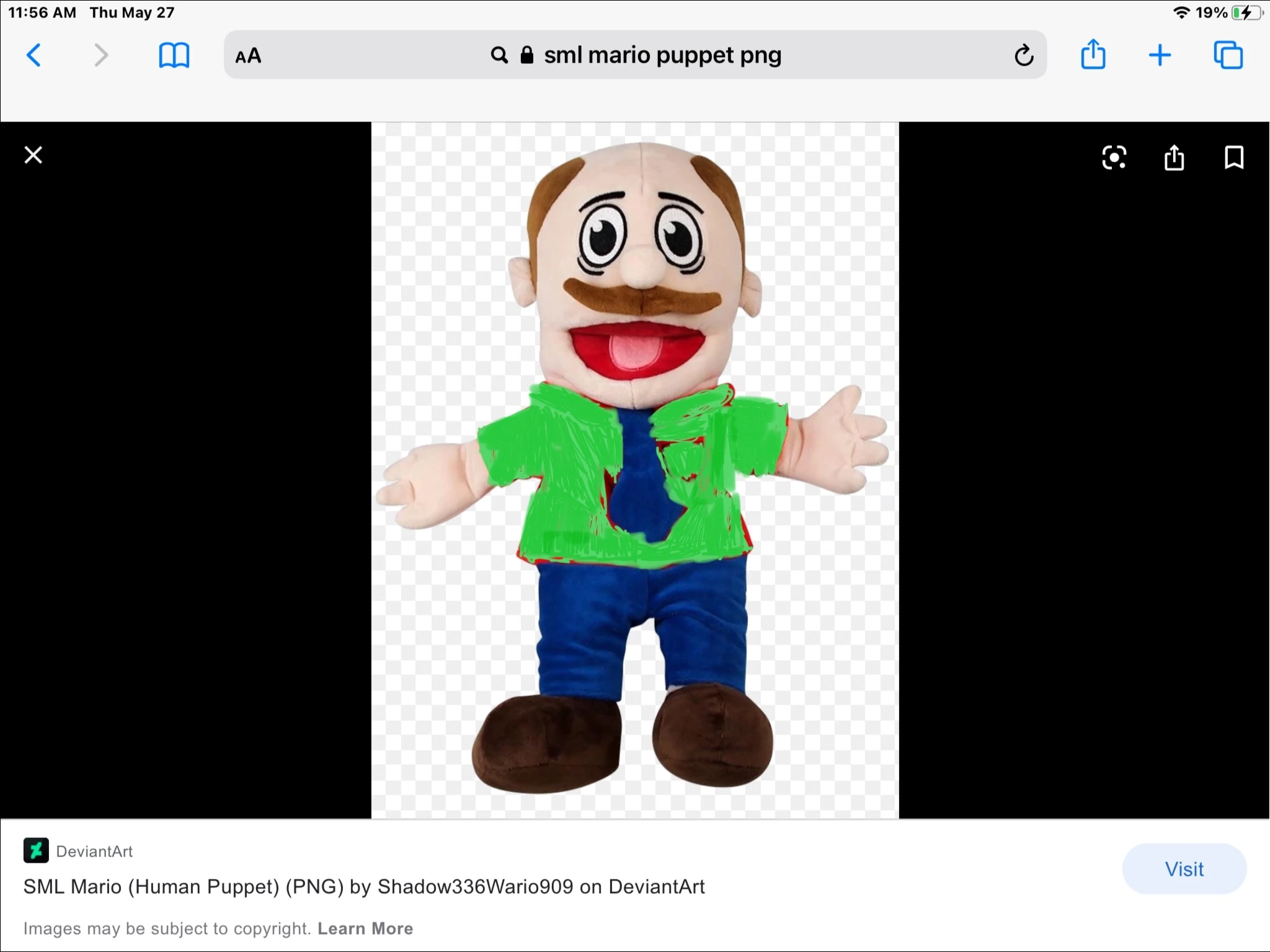 This is what the luigi puppet could look like. | Fandom