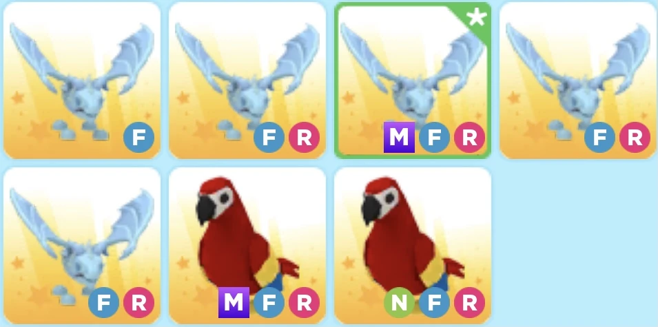 Instant accept for mega frost is 9 frost instant accept for mega parrot ...