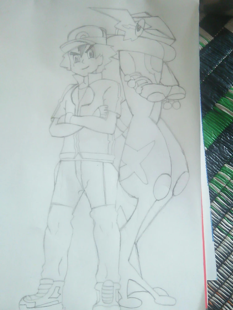 Ash Pokemon Drawing