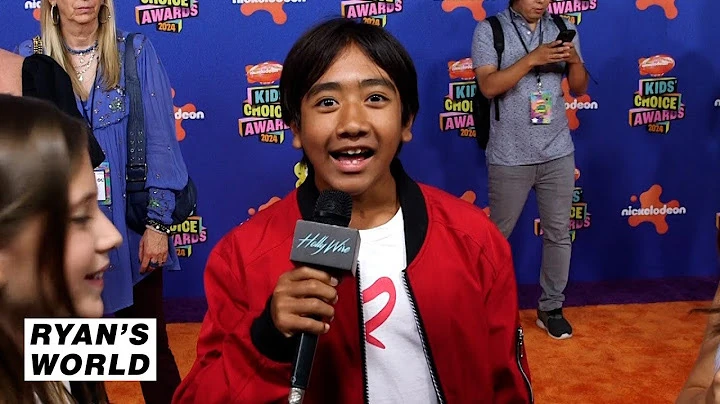 Ryan from Ryan's World Talks Getting Slimed at the Kid's Choice Awards ...