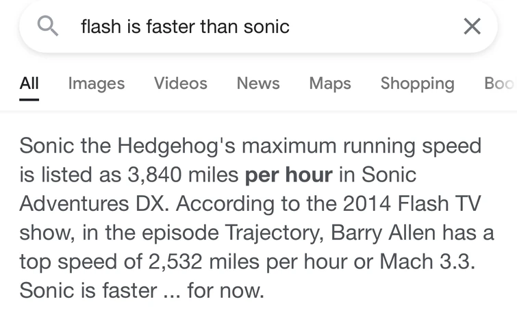 How fast is Sonic? | Fandom