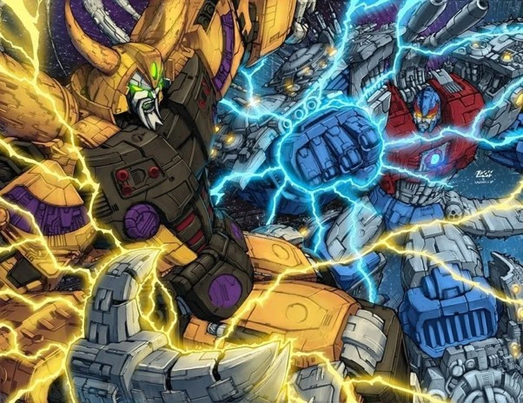 Unicron and Primus protect you from the villain from the last show and ...