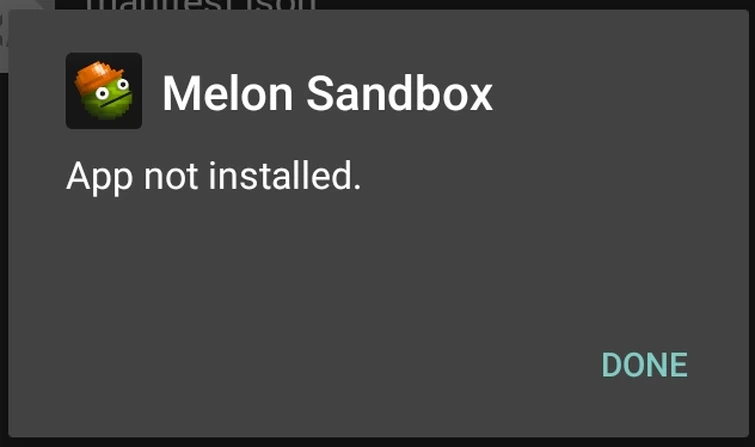 My game melon sandbox is installed:( | Fandom