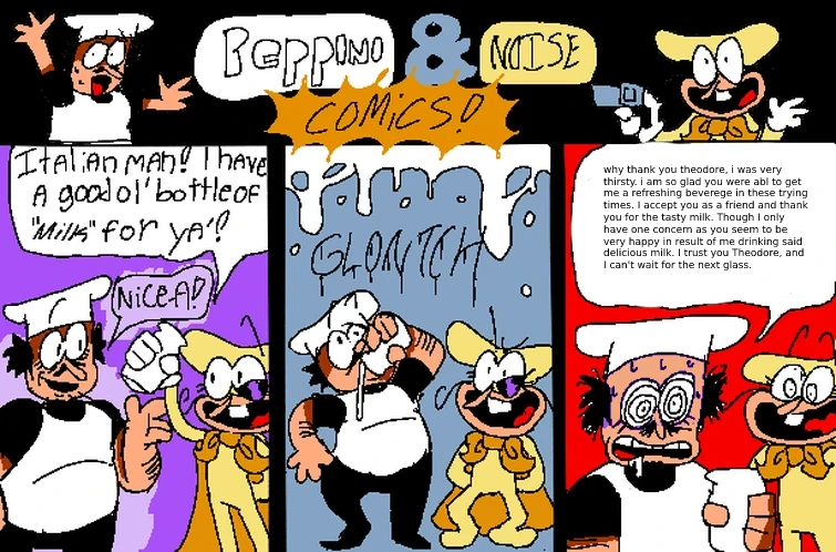 I redrew the “THIS ISNT MILK” comic in my style :)) | Fandom