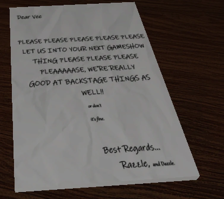 DANDYS WORLD NOTES I COULD FIND (besides the shellly one) | Fandom