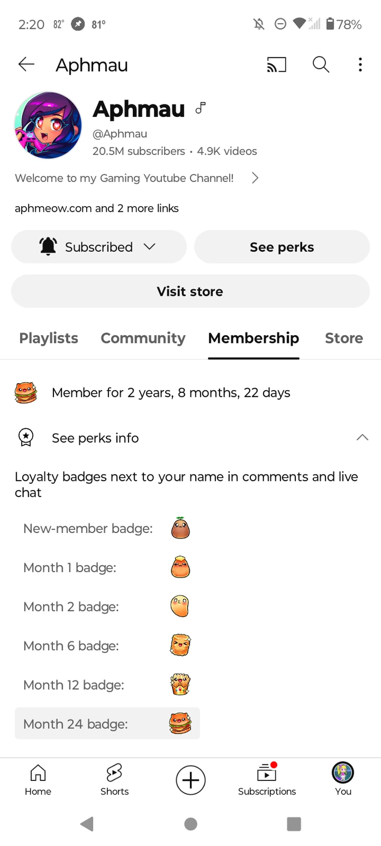 Is anyone else here a channel Member on Aphmaus YouTube channel ? | Fandom