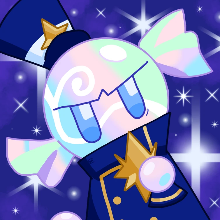 I drew aurora candy cookie (because they’re the icon of the cookie run ...