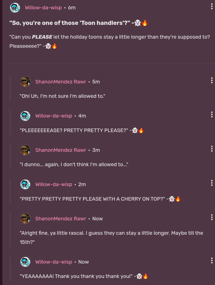 "The event ends tomorrow..." - 🍪🍬 | Fandom