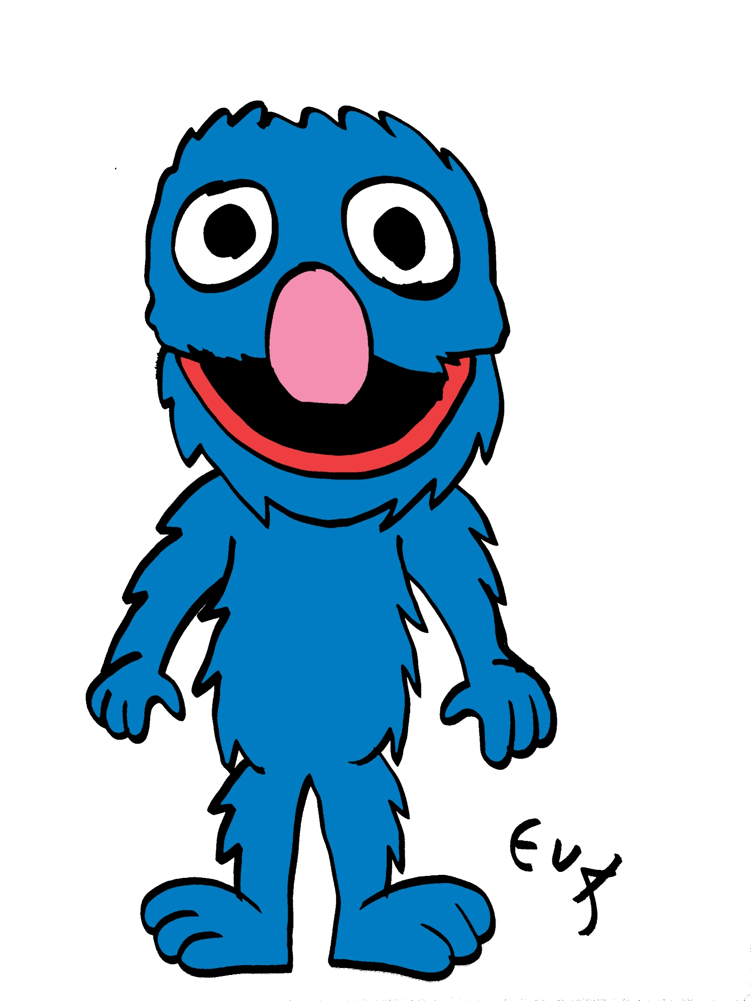My drawing of Grover | Fandom