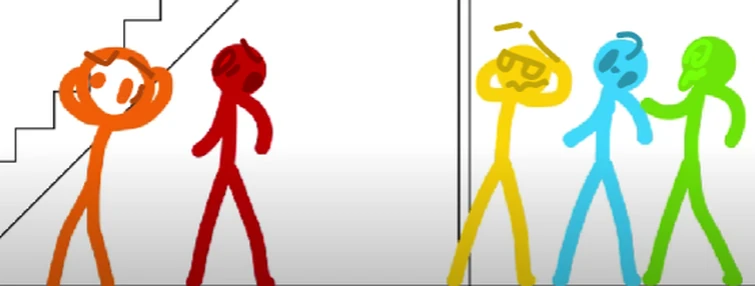 What the STICK GANG would look like with faces | Fandom