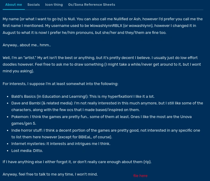 updated my user page | Fandom