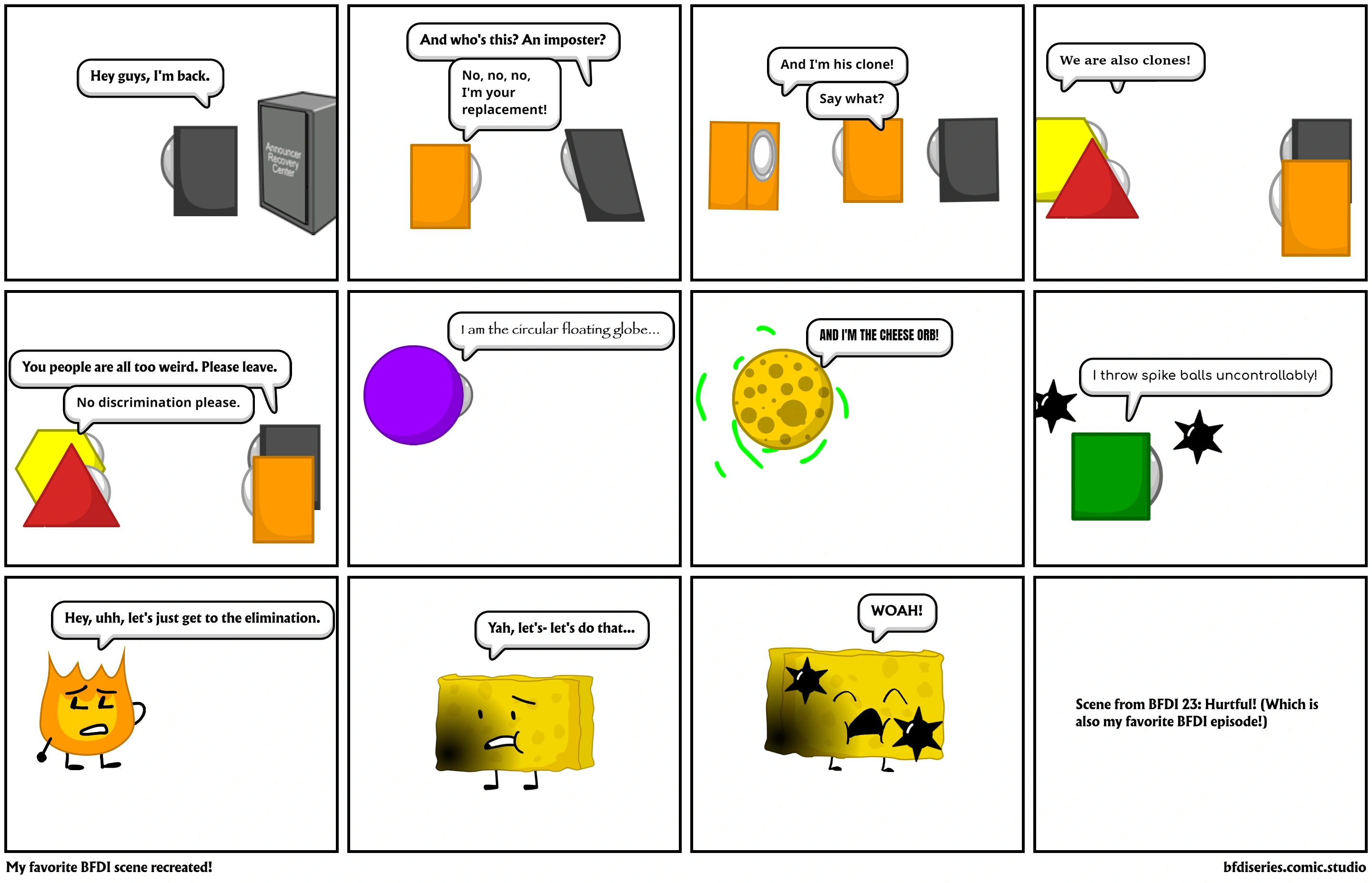 Made a comic of my favorite BFDI scene! | Fandom