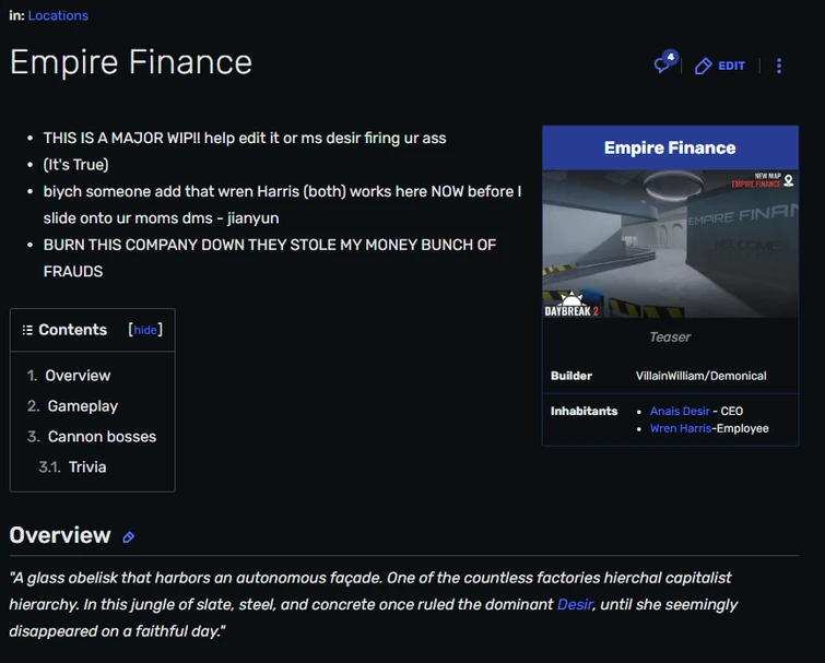 fixed empire finance page | Fandom
