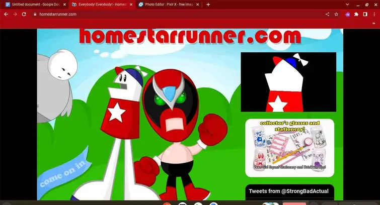 Two images from an old Homestar Runner pasta I made. [UNRELATED TO ...