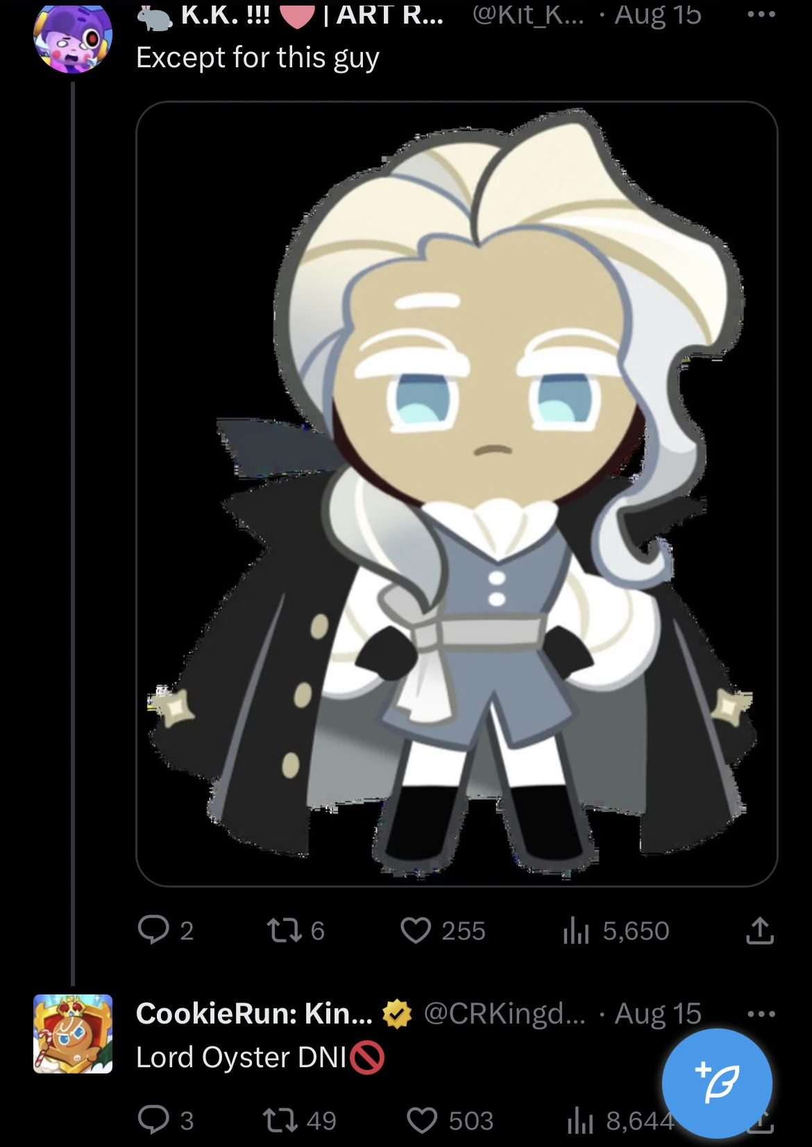 waht is the cookie run official account on | Fandom