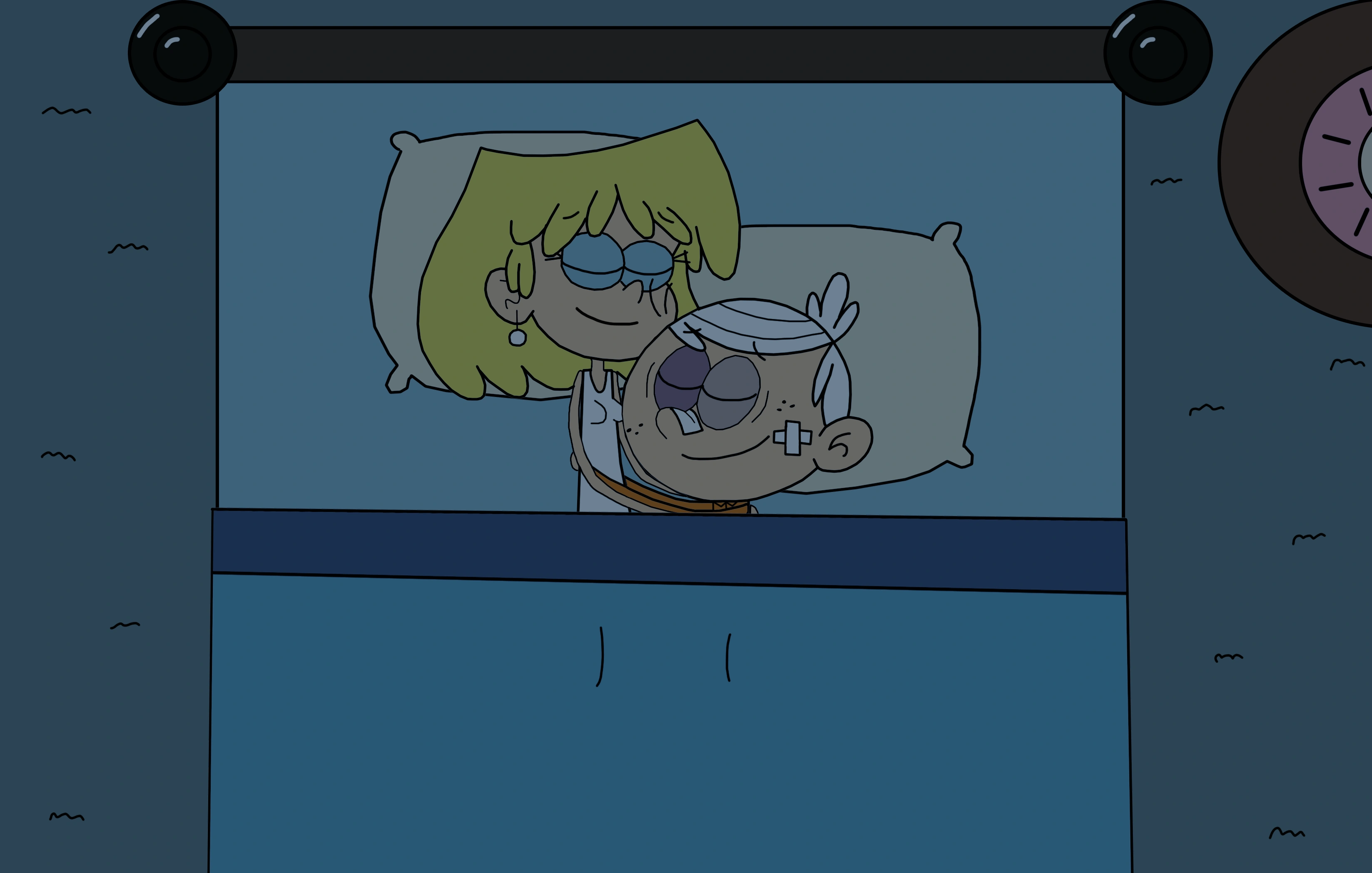 Lori and Lincoln sleeping | Fandom