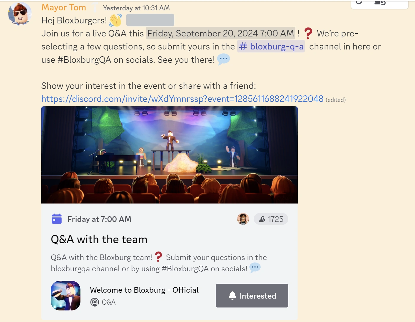 Bloxburg QnA - Questions anyone? | Fandom
