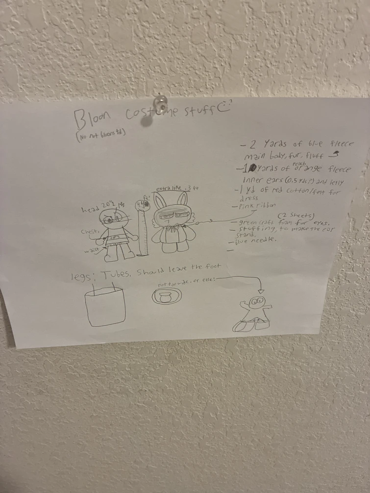 my lil bro wants to make a bloon costume for halloween um good luck to him 😗 | Fandom