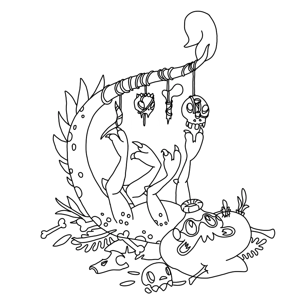 Outline of a proposed Rare Plinkajou | Fandom