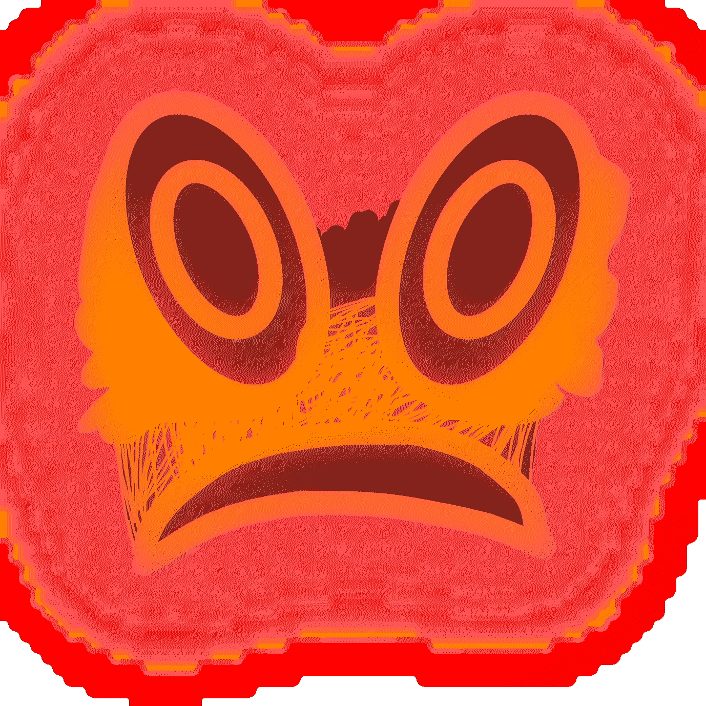 Can someone edit the image so it can be JUST the face? (I tried ...