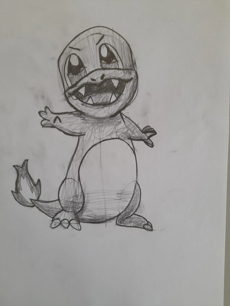 My sketch of Charmander | Fandom