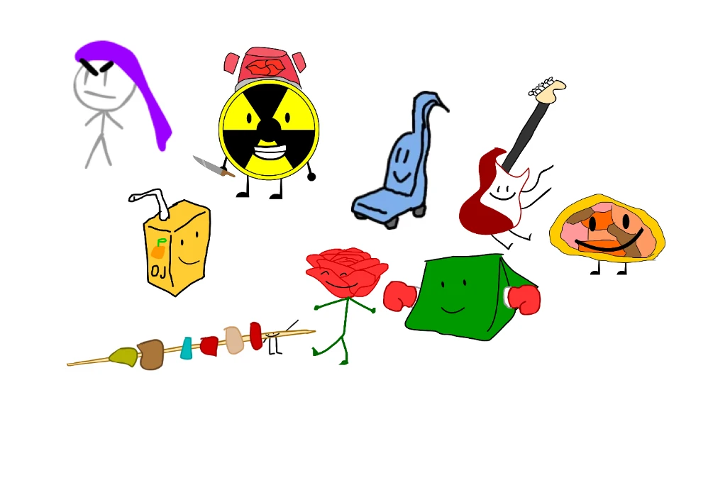 BFDI Mini Again except the contestants are their oldest designs (I ...