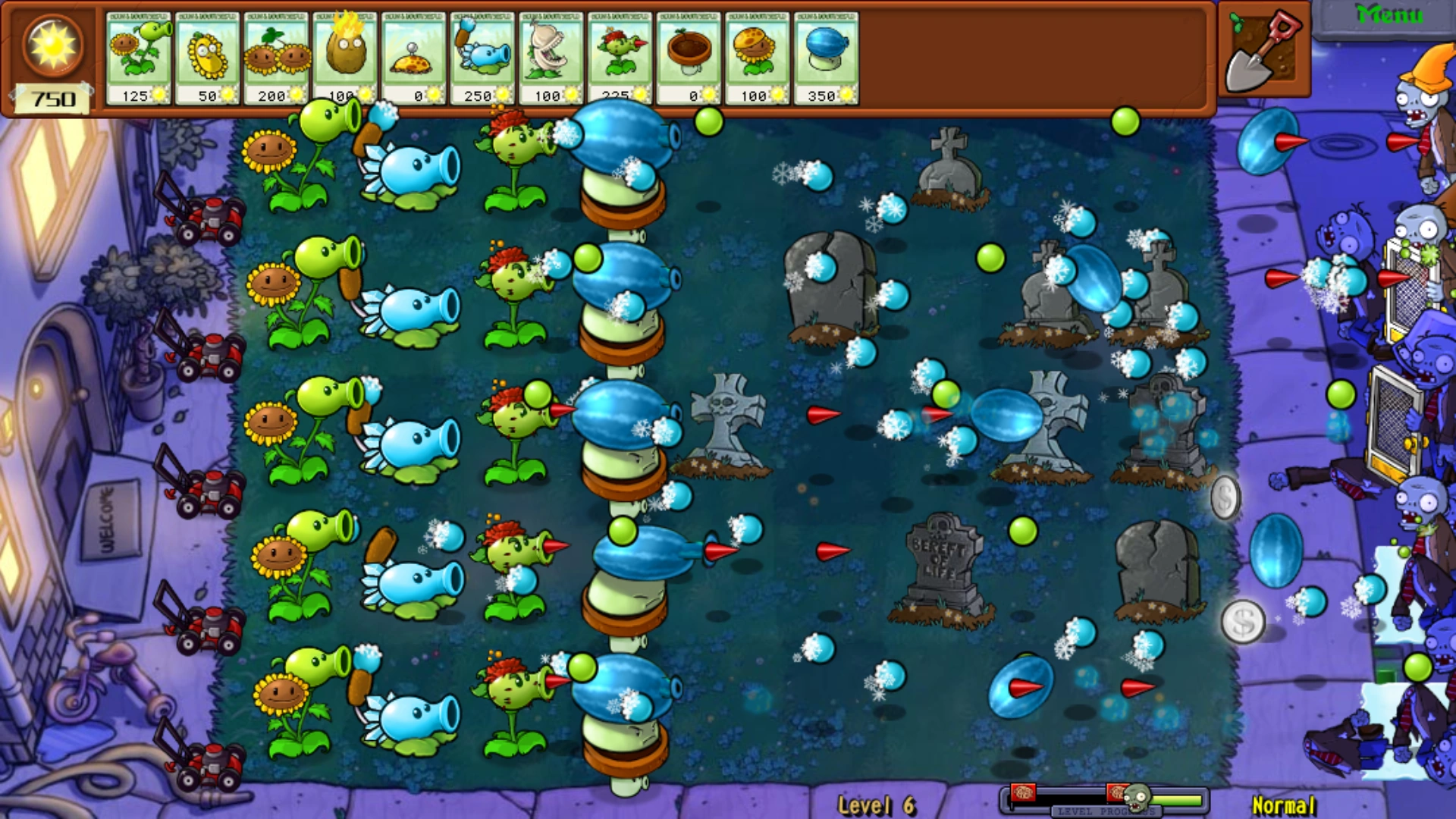 another day of playing this strange pvz game that i got from the ...