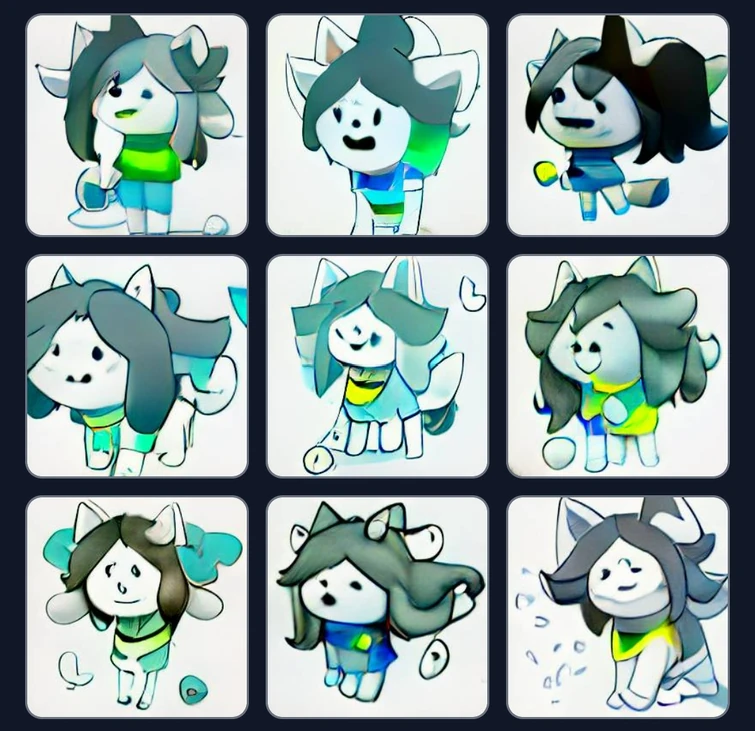 An ai draws Temmie... | Fandom