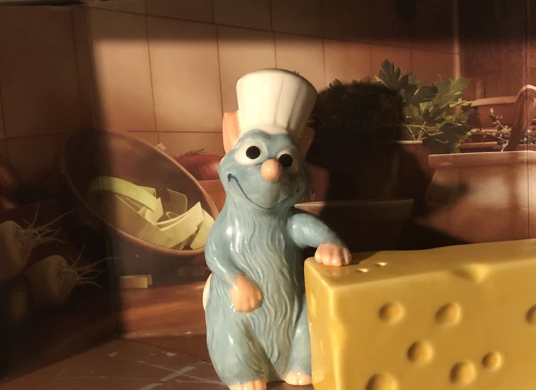 Fun fact : Didn’t know that Remy and the piece is of cheese were salt ...