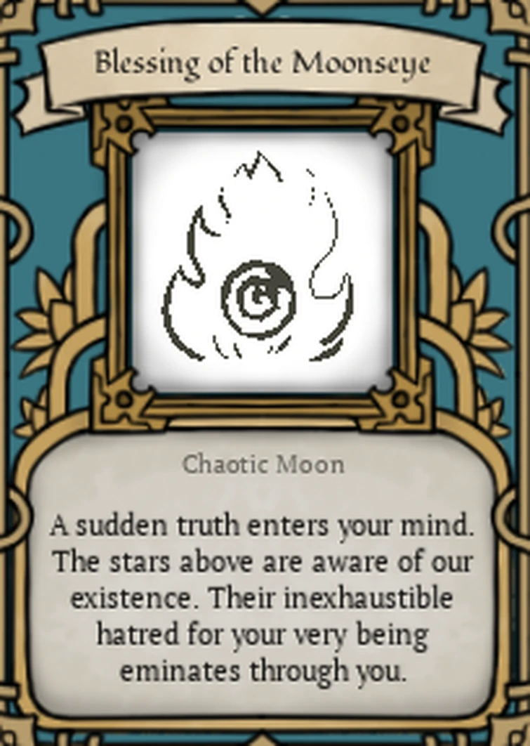 What's blessing of the Moonseye? | Fandom