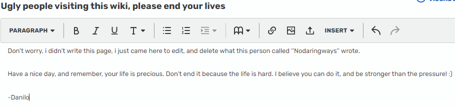 A user in a fandom posted a message to discourage people, so I went ...