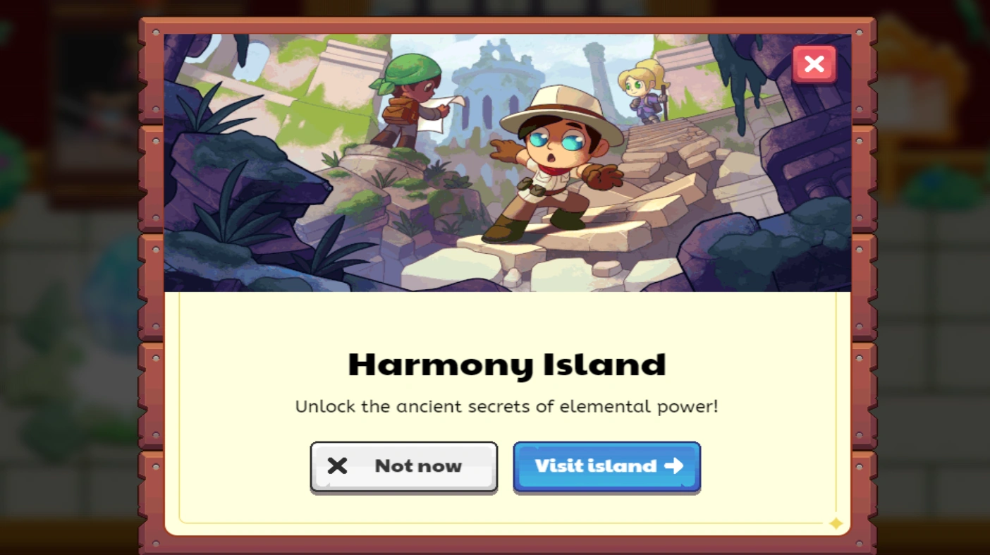 I Can Still Enter Harmony Island Using My New Account Fandom