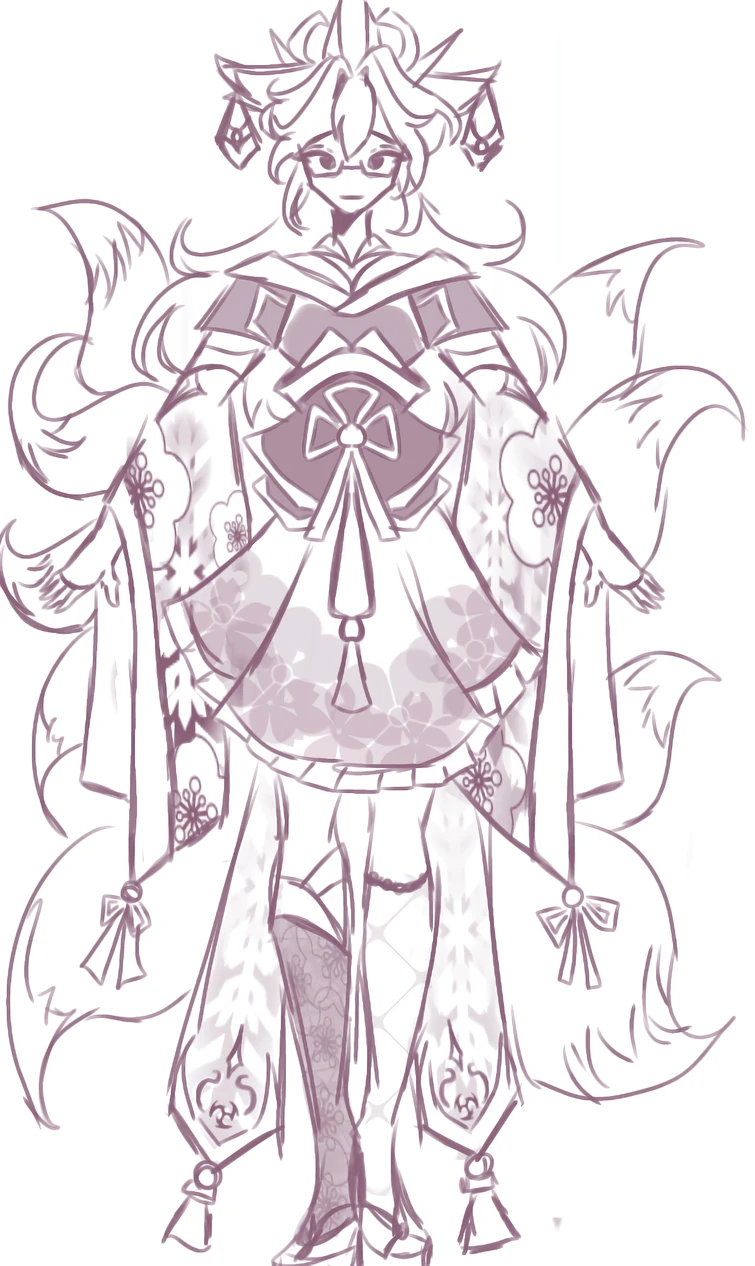 Yae Miko redesign:DD | Fandom