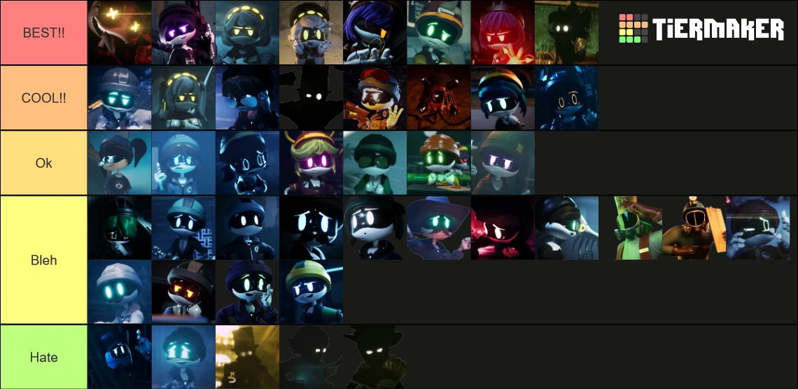 MD character tier list | Fandom