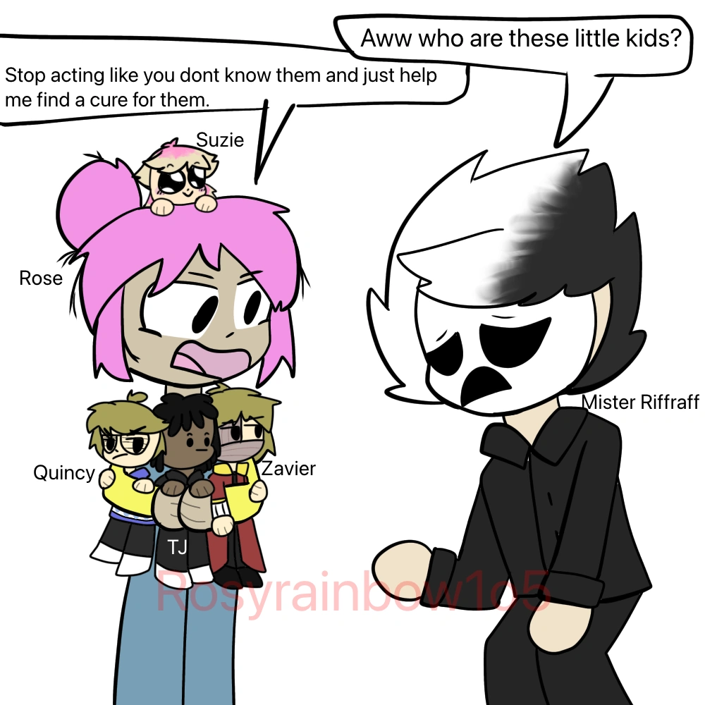 Suzie, quincy, TJ and zavier still as kids. | Fandom