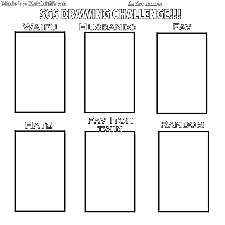 I made a drawing template for y’all | Fandom