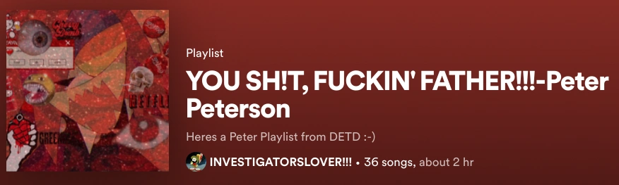 ~!!Peter Playlist!!~ | Fandom